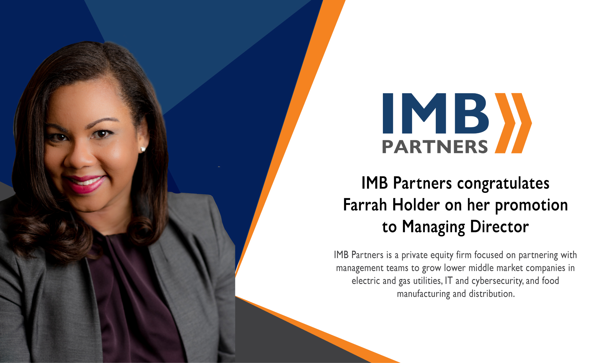 IMB Partners Promotes Farrah Holder to Managing Director - IMB Partners